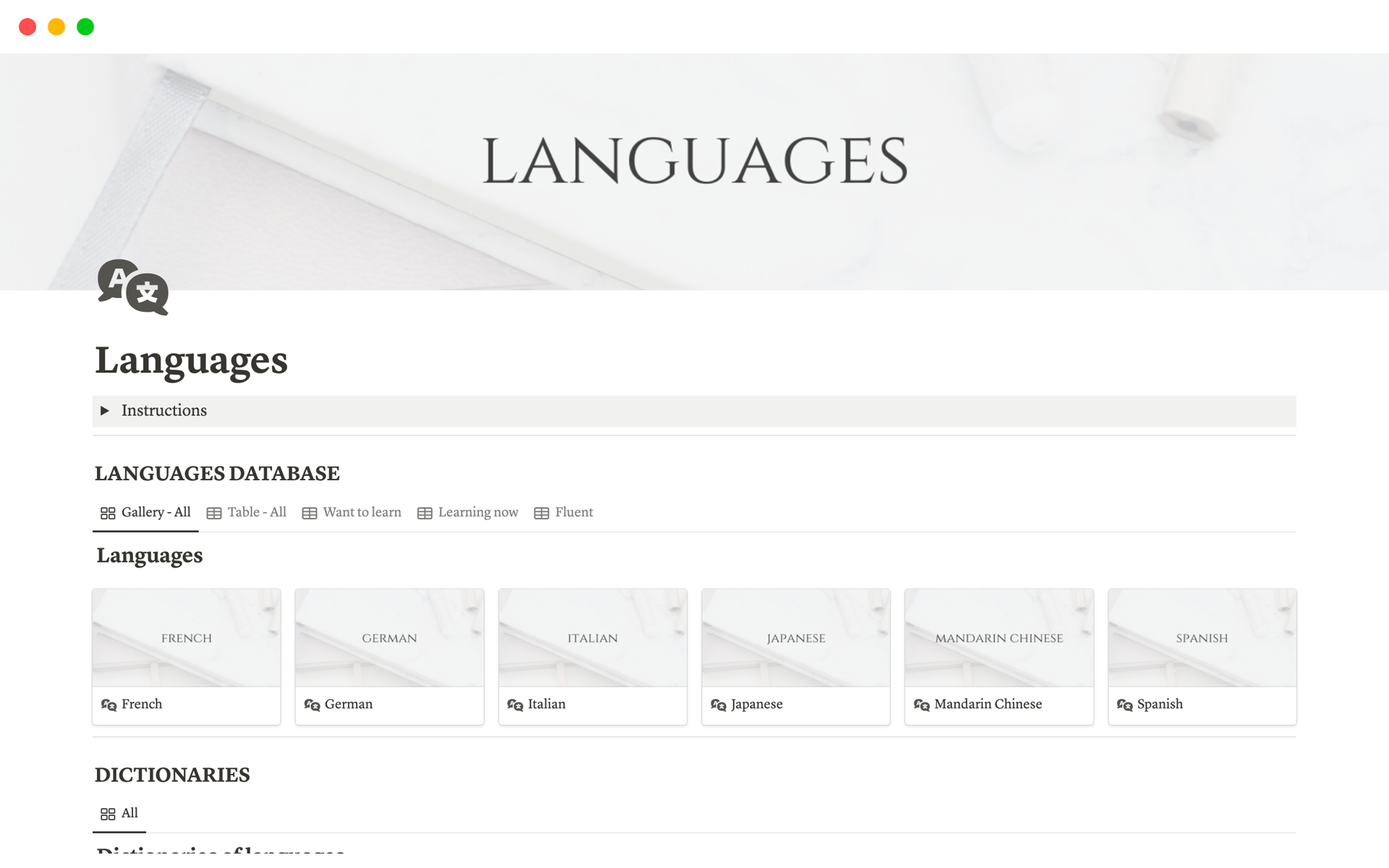 Language Hub (Polyglot Project) Template by HiveHub Labs - by Scar ...