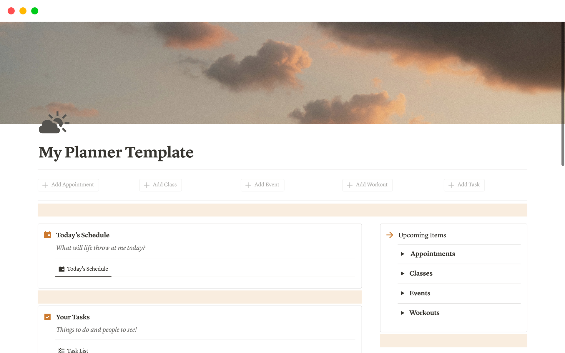 My personal planner Template | Notion Marketplace