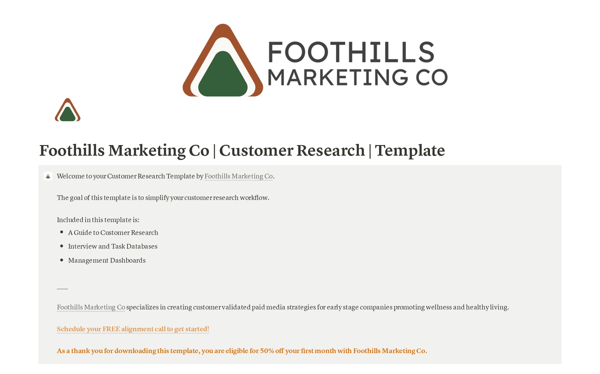 Customer Research Management Template | Notion Marketplace