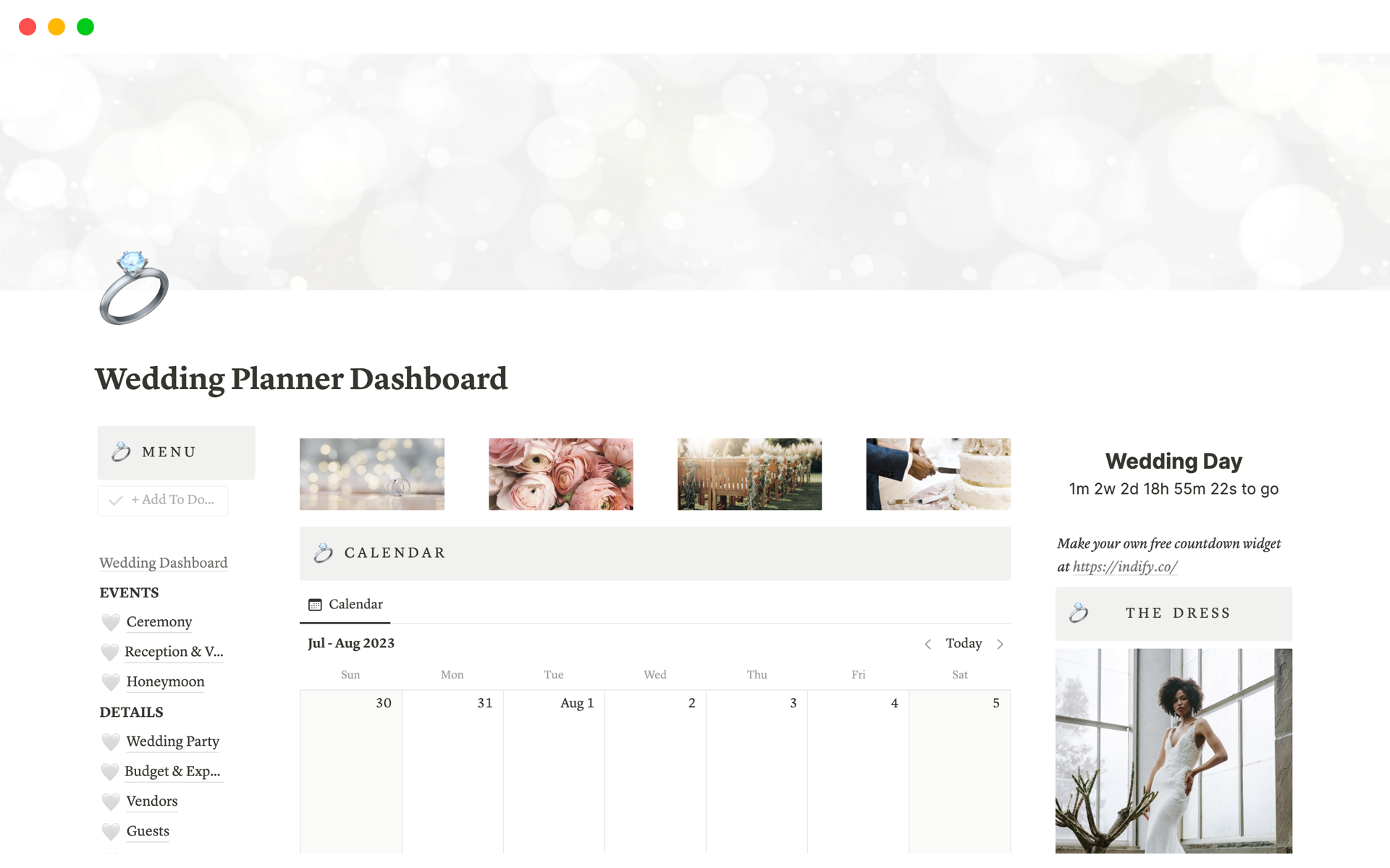 The Ultimate Wedding Planner Template | Notion Marketplace