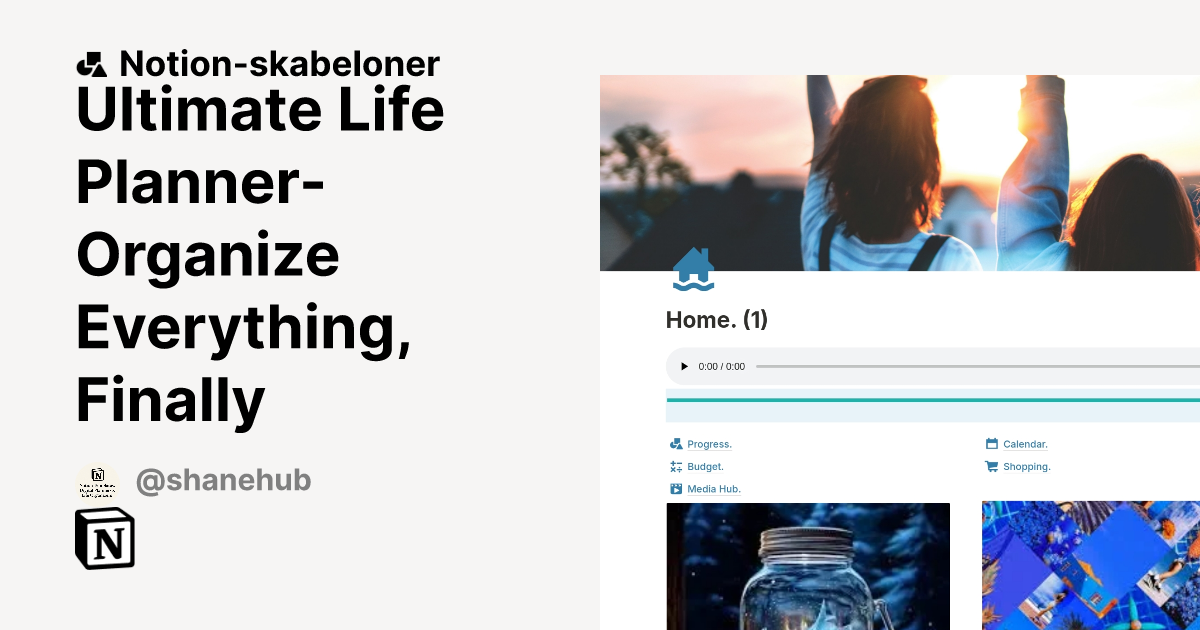 Ultimate Life Planner-Organize Everything, Finally Skabelon af shane ...