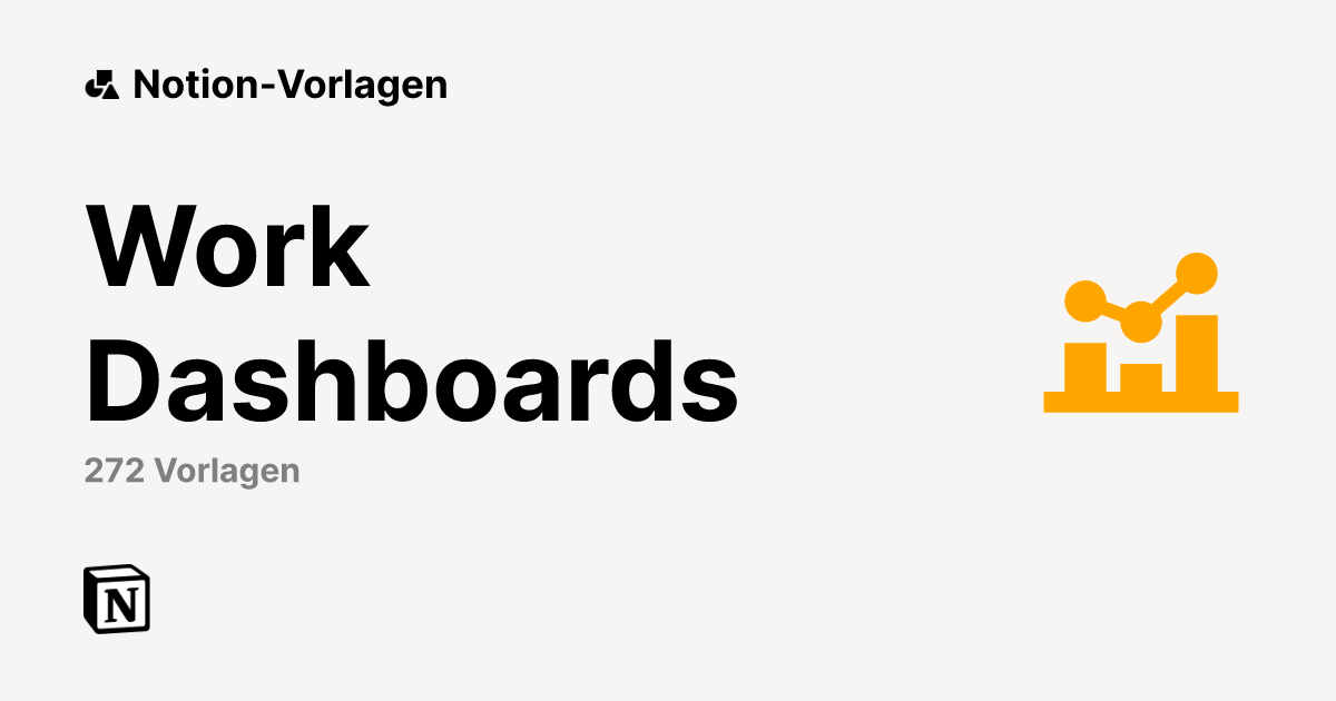 Die wichtigsten Vorlagen im Bereich Work Dashboards von Notion | Notion ...