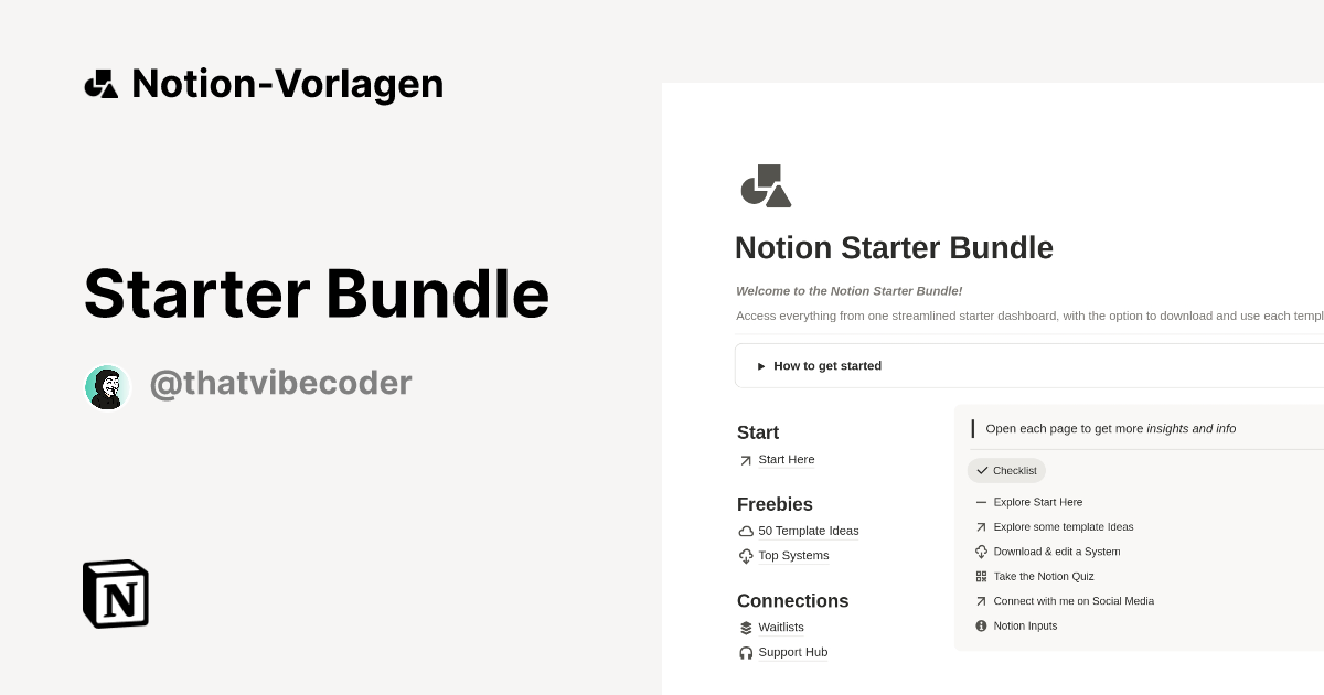 Resource Guide Vorlage | Notion-Marketplace