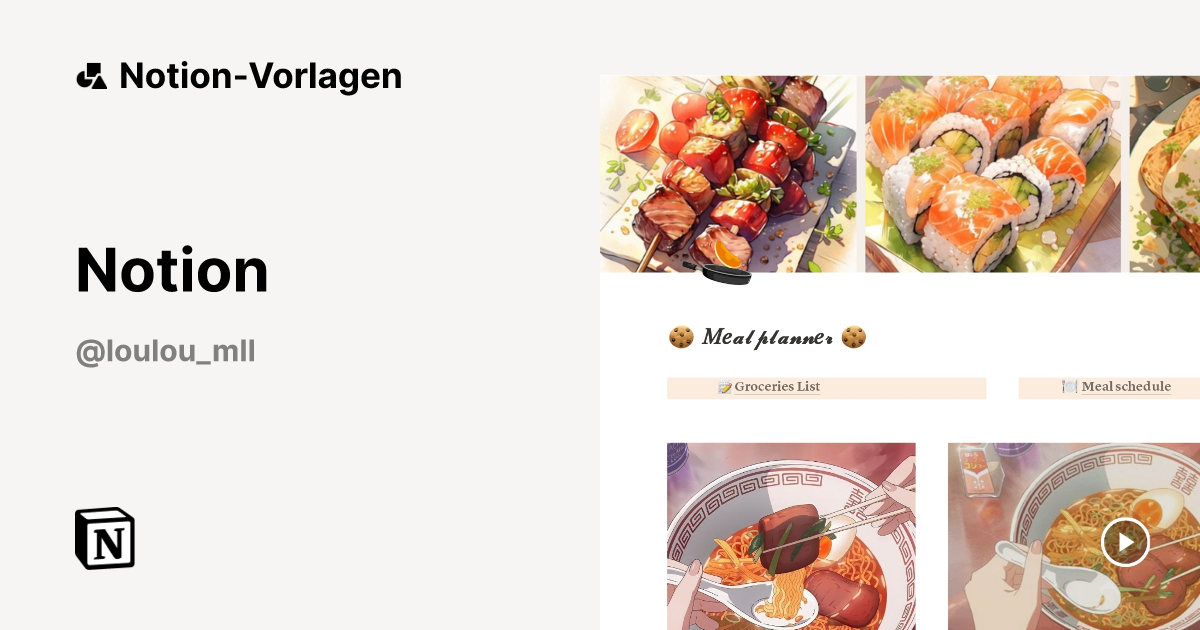 Notion Vorlage | Notion-Marketplace