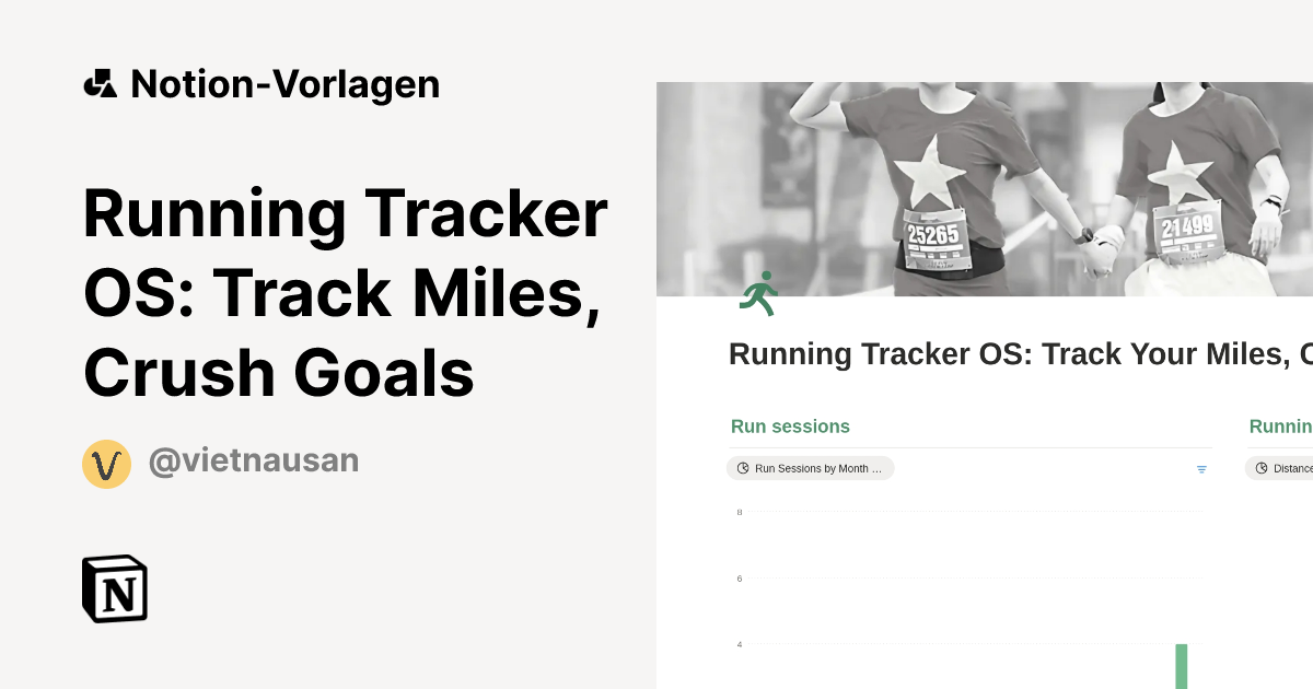 Running Tracker OS: Track Miles, Crush Goals Vorlage von Việt Nâu Sần ...