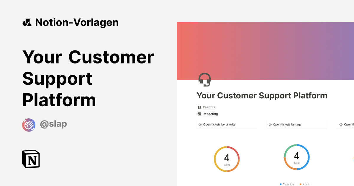 Your Customer Support Platform Vorlage | Notion-Marketplace