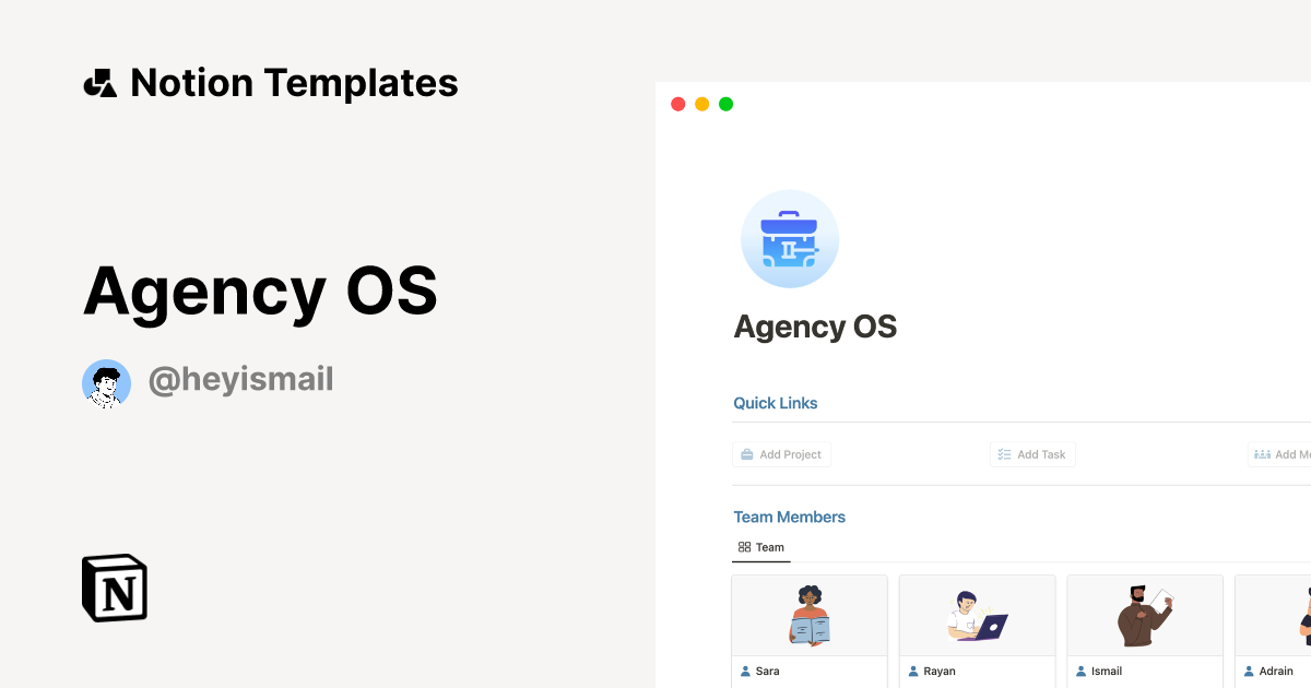 Agency OS Template | Notion Marketplace