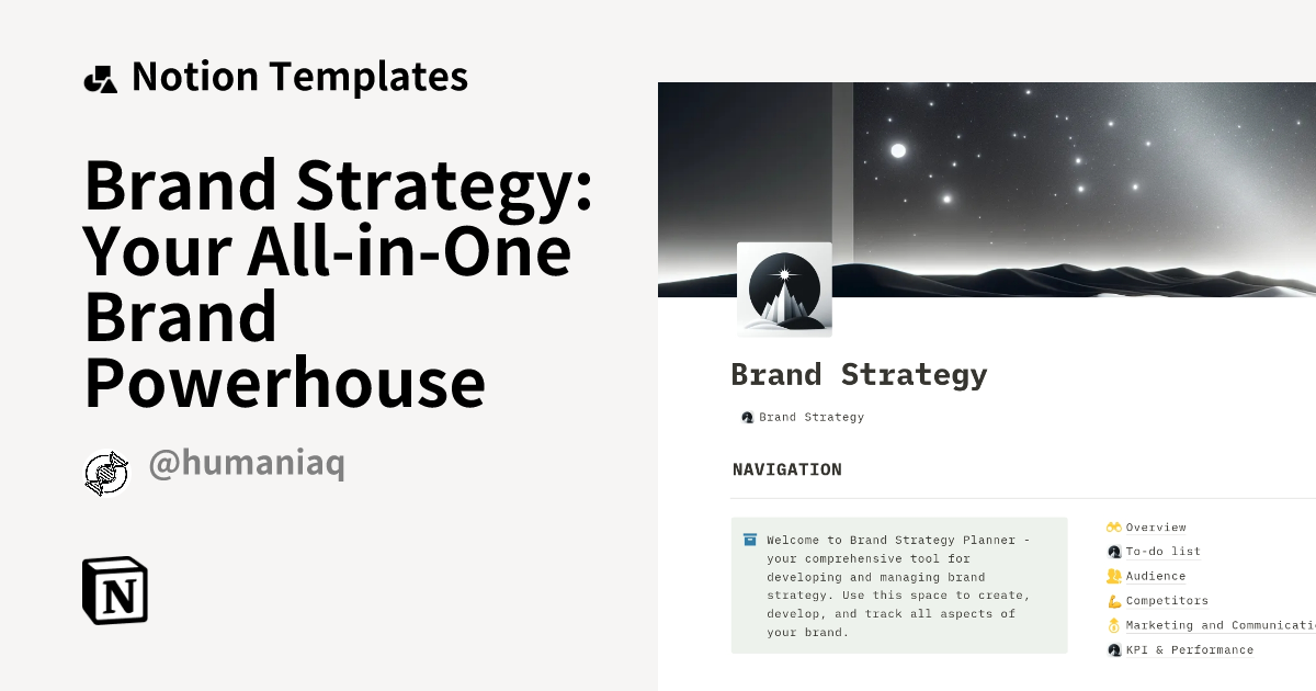 Brand Strategy: Your All-in-One Brand Building Powerhouse Template by ...