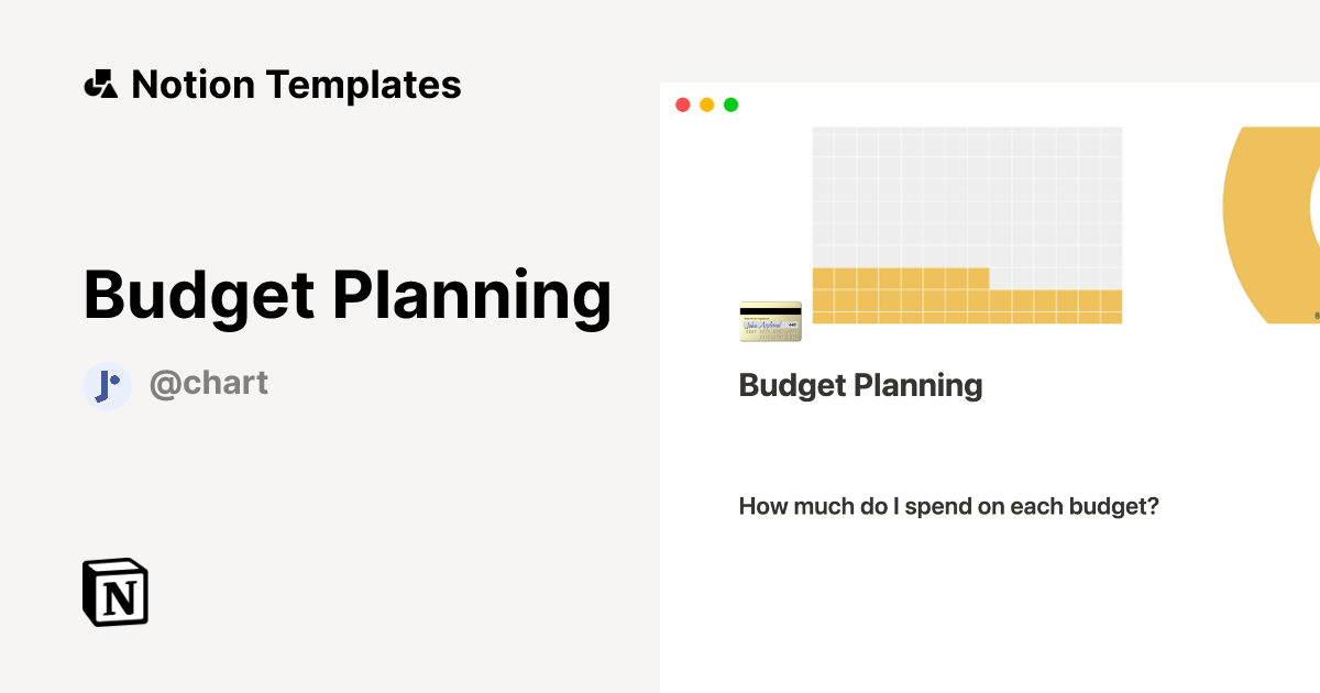 Budget Planning Template by Data Jumbo | Notion Marketplace