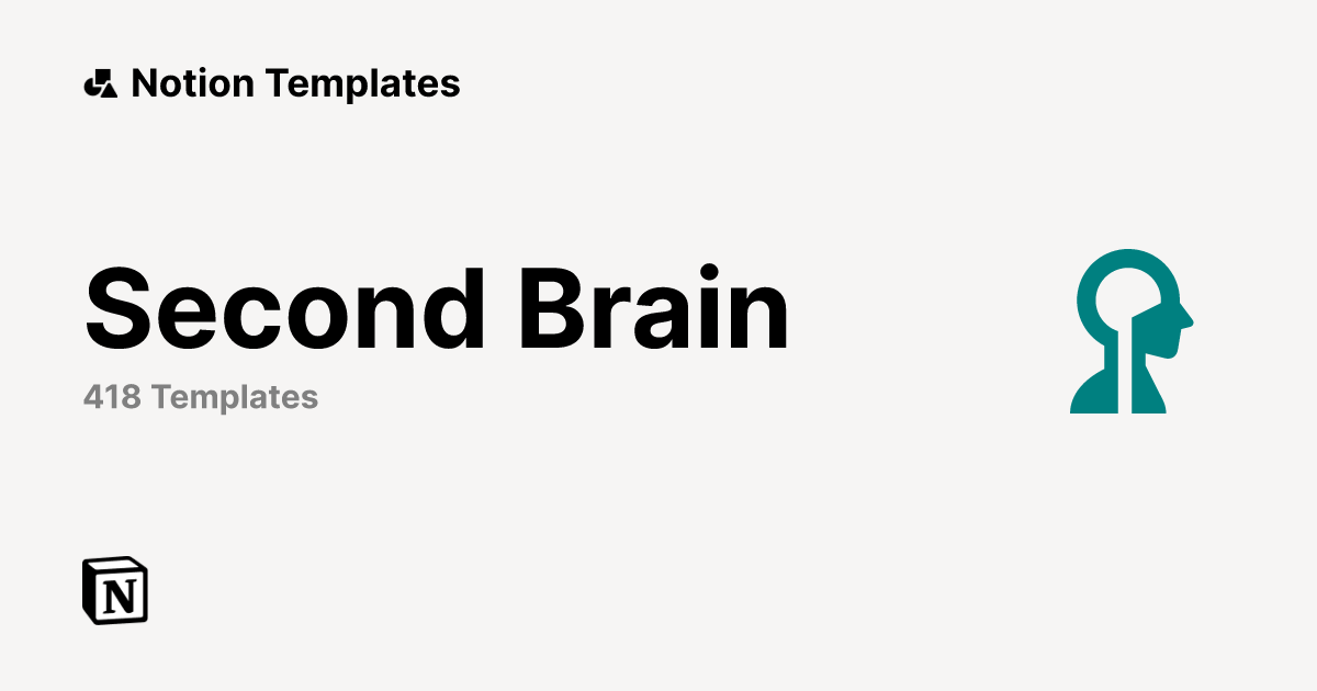 Best Second Brain Templates from Notion | Notion Marketplace