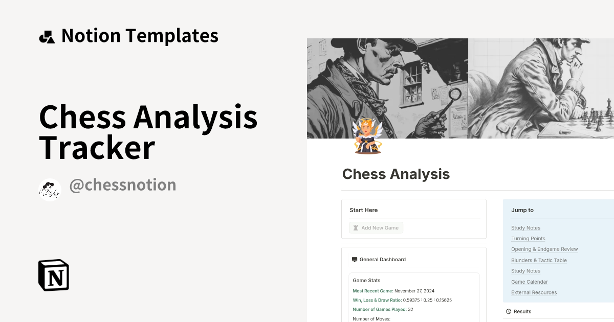 Chess Analysis Tracker Template | Notion Marketplace