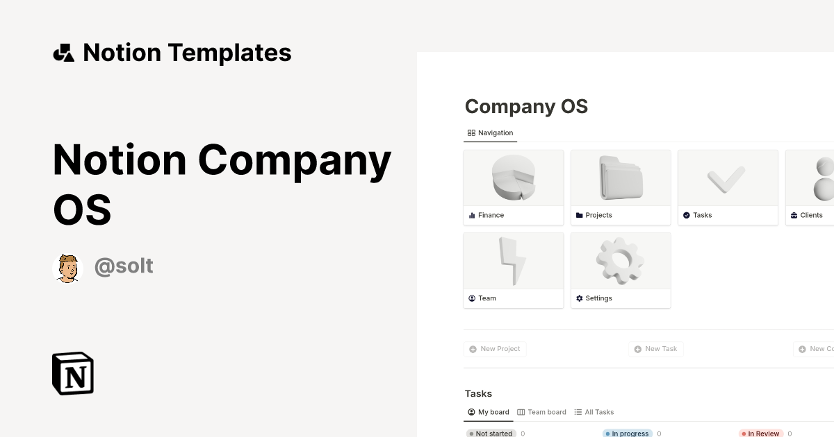 Notion Company OS Template | Notion Marketplace