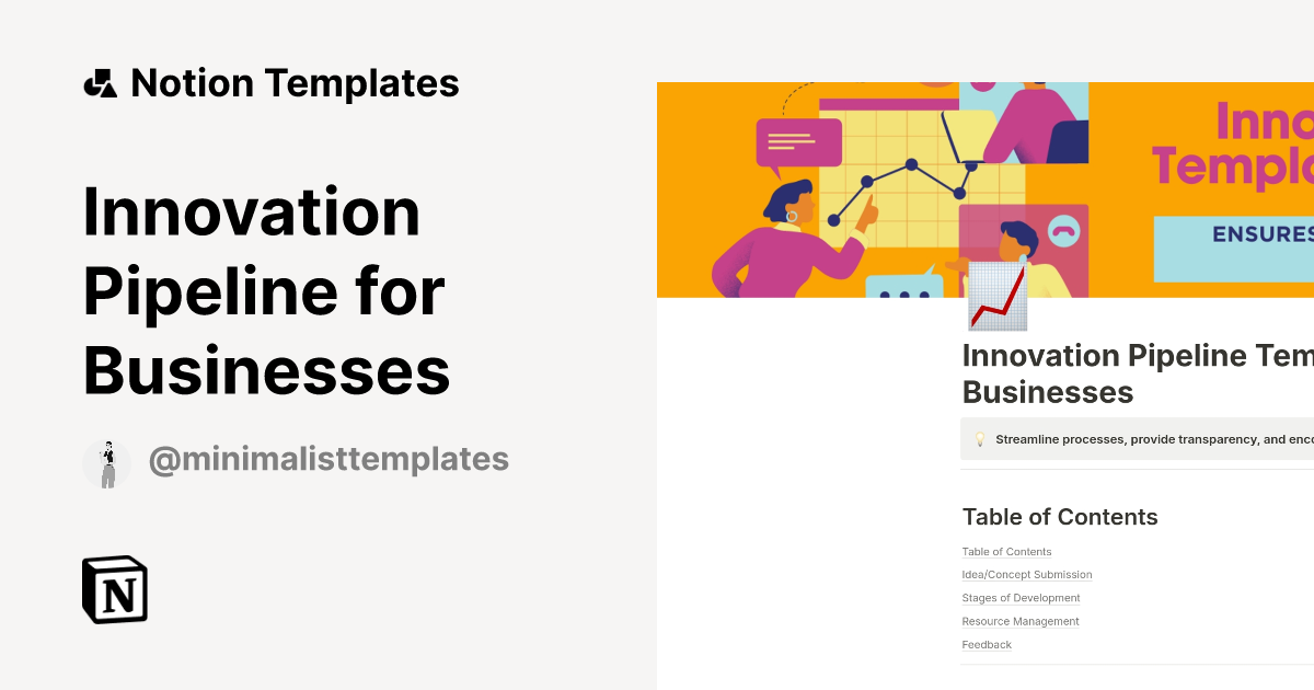 Innovation Pipeline for Businesses Template | Notion Marketplace