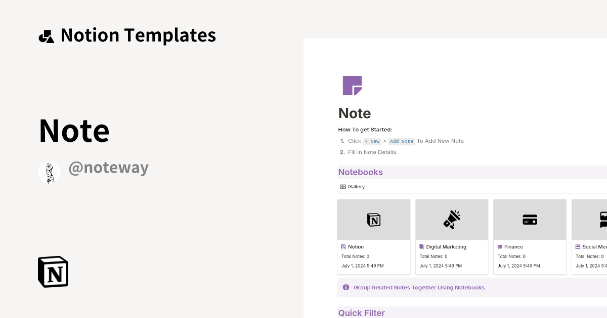 Note Template | Notion Marketplace