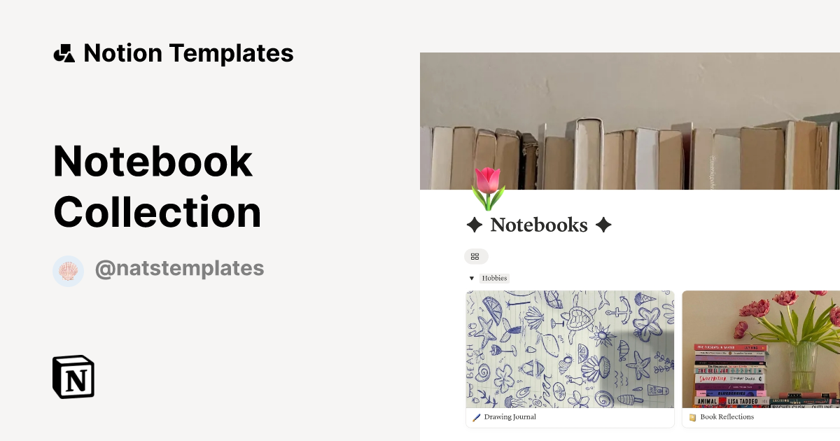 Notebook Collection Template | Notion Marketplace