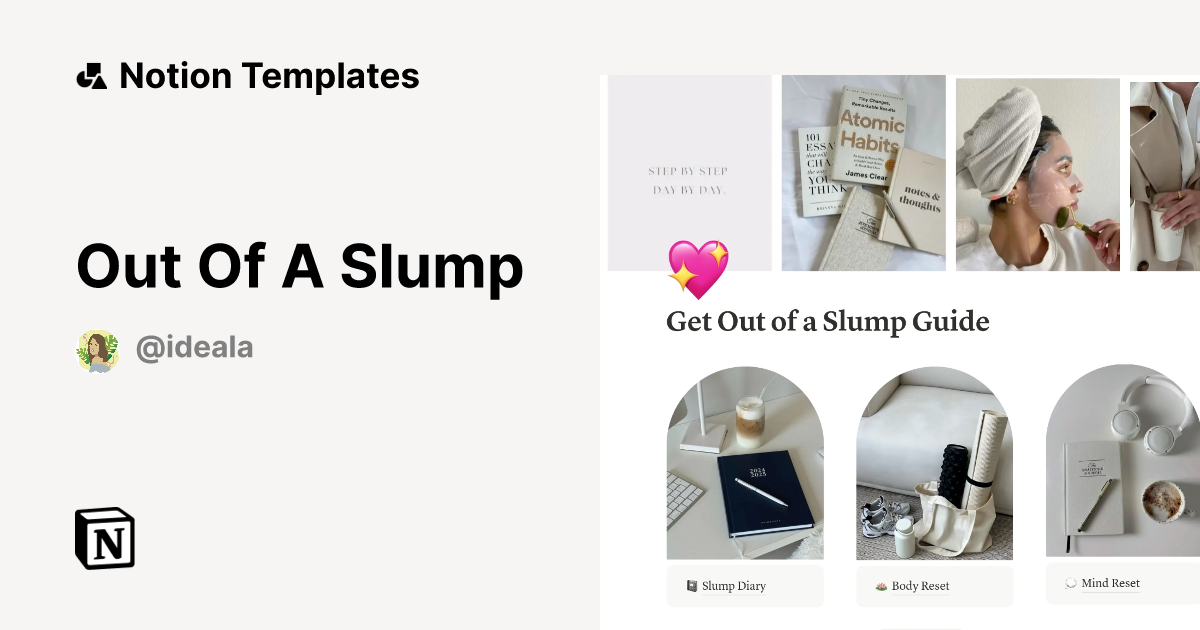 Out Of A Slump Template | Notion Marketplace