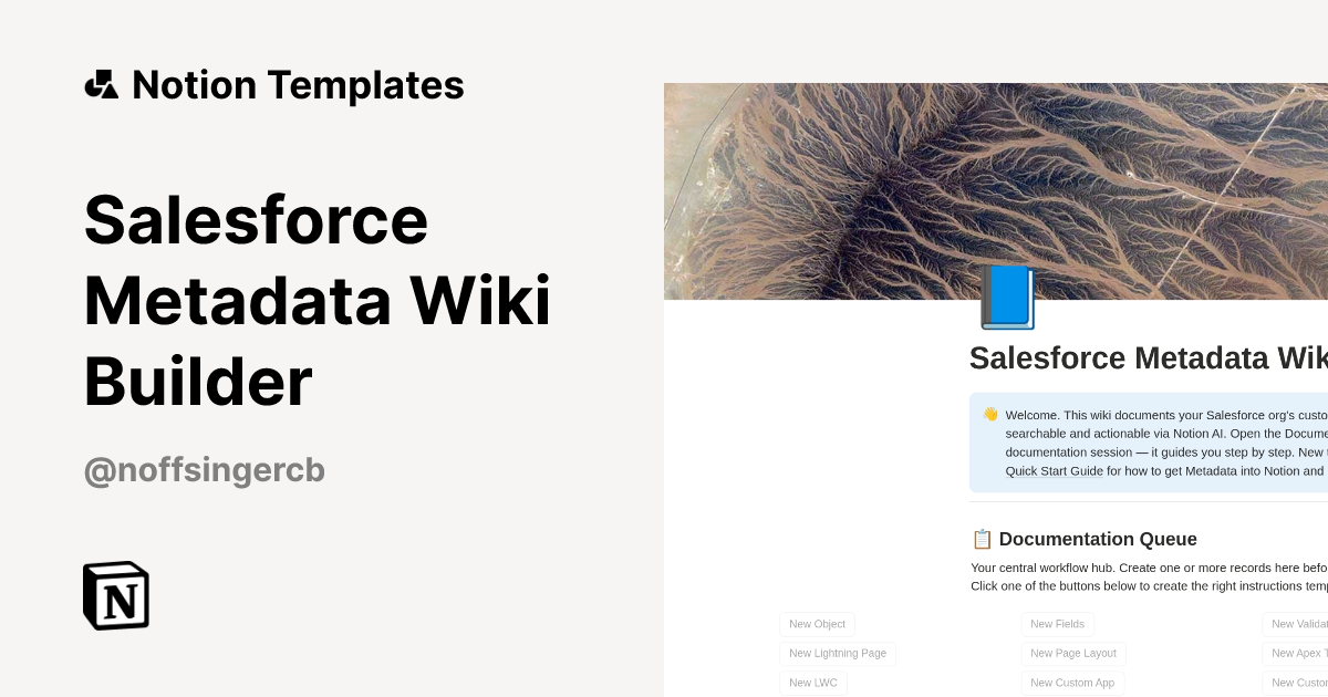 Salesforce Metadata Wiki Builder Template by Ben Noffsinger | Notion ...