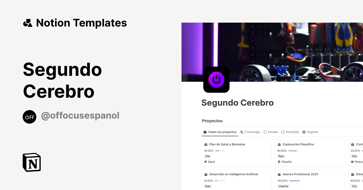 Segundo Cerebro Template | Notion Marketplace