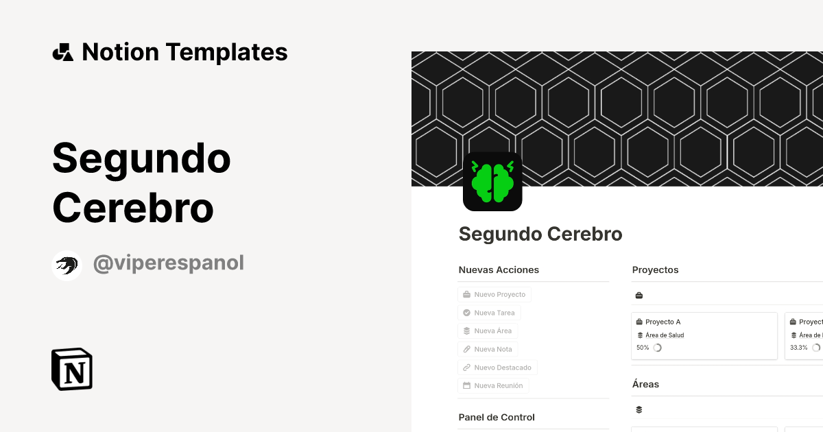 Segundo Cerebro Template by Viper | Notion Marketplace