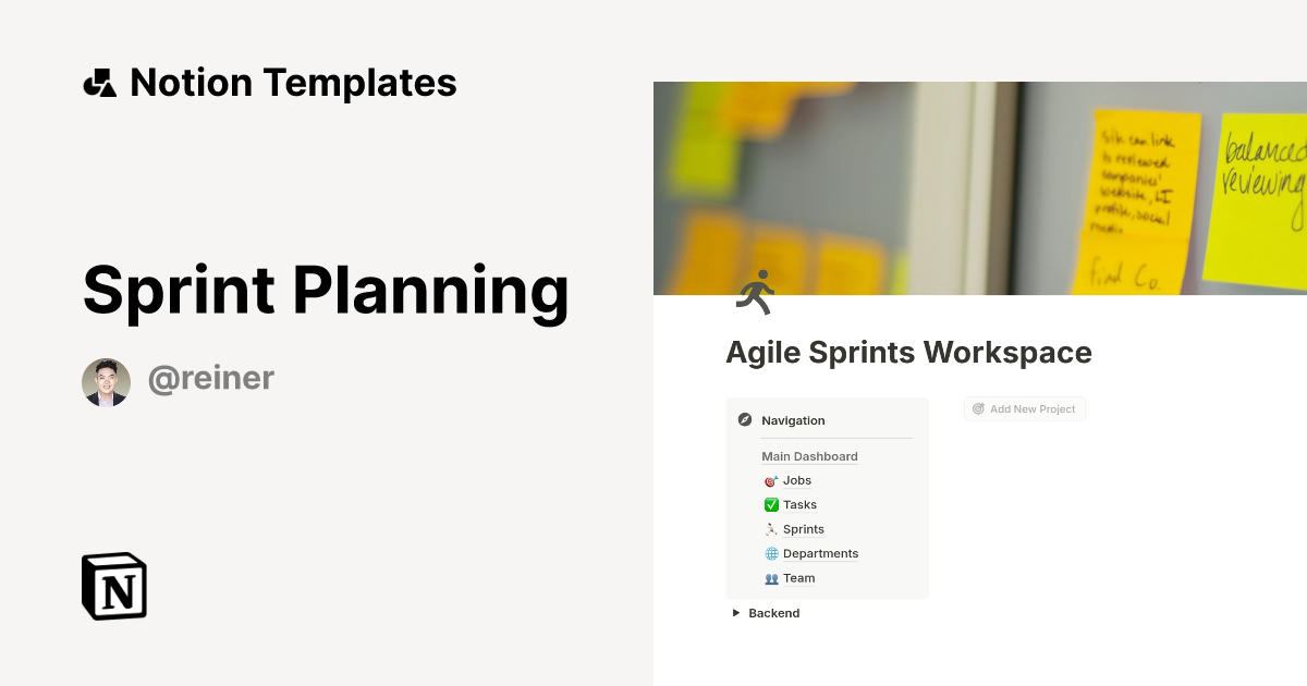 Sprint Planning Template by Reiner | Notion Marketplace