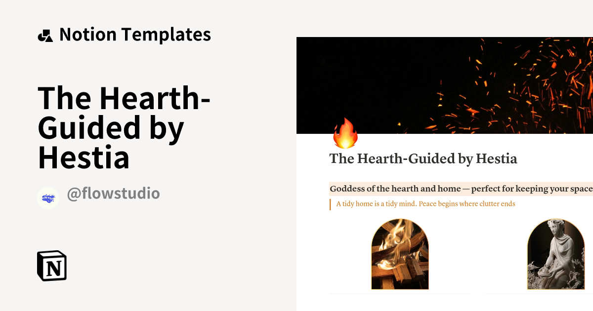 The Hearth-Guided by Hestia Template | Notion Marketplace