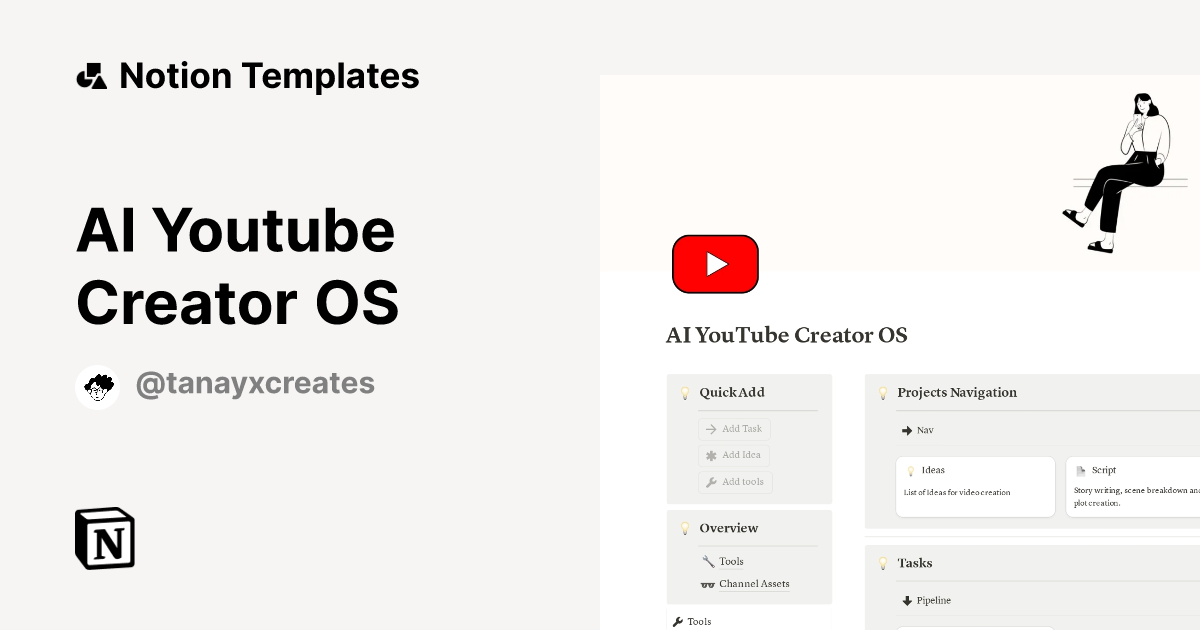 AI Youtube Creator OS Template | Notion Marketplace