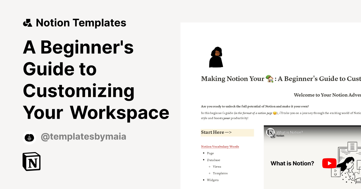 A Beginner's Guide to Customizing Your Workspace Template by Templates ...