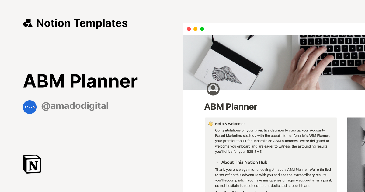 ABM Planner Template | Notion Marketplace