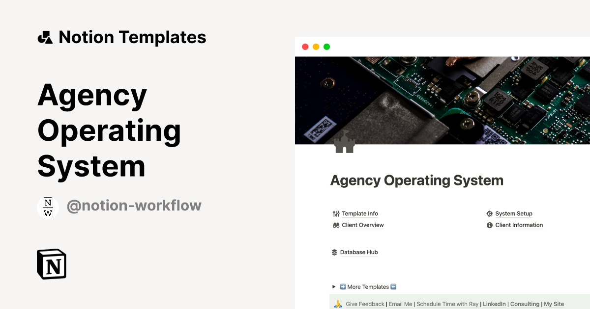 Agency Operating System Template | Notion Marketplace