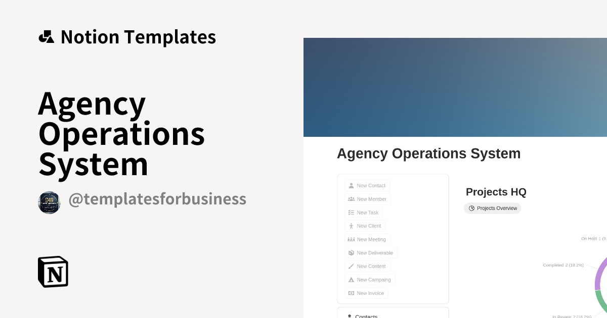 Agency Operations System Template | Notion Marketplace