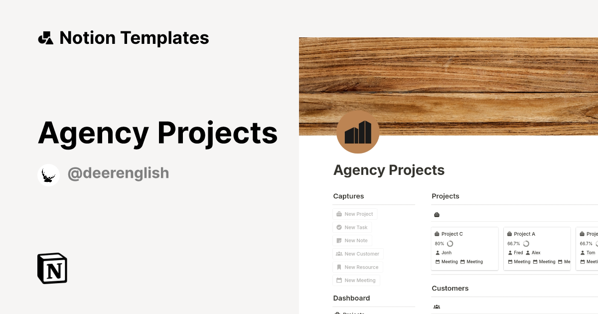 Agency Projects Template | Notion Marketplace
