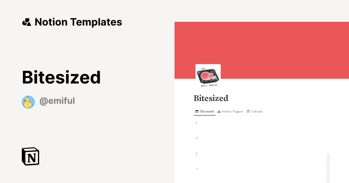 Bitesized Template | Notion Marketplace