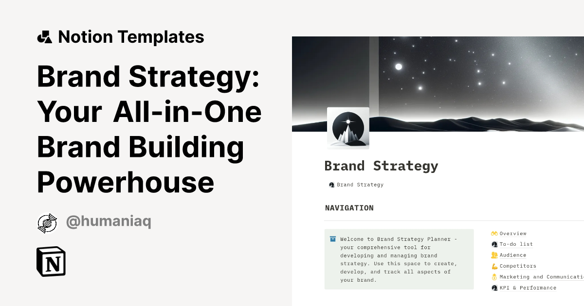 Brand Strategy: Your All-in-One Brand Building Powerhouse Template by ...