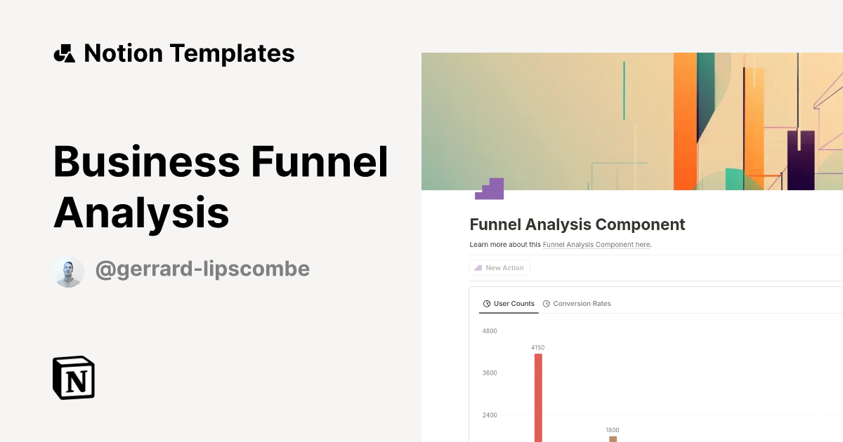 Business Funnel Analysis Template | Notion Marketplace
