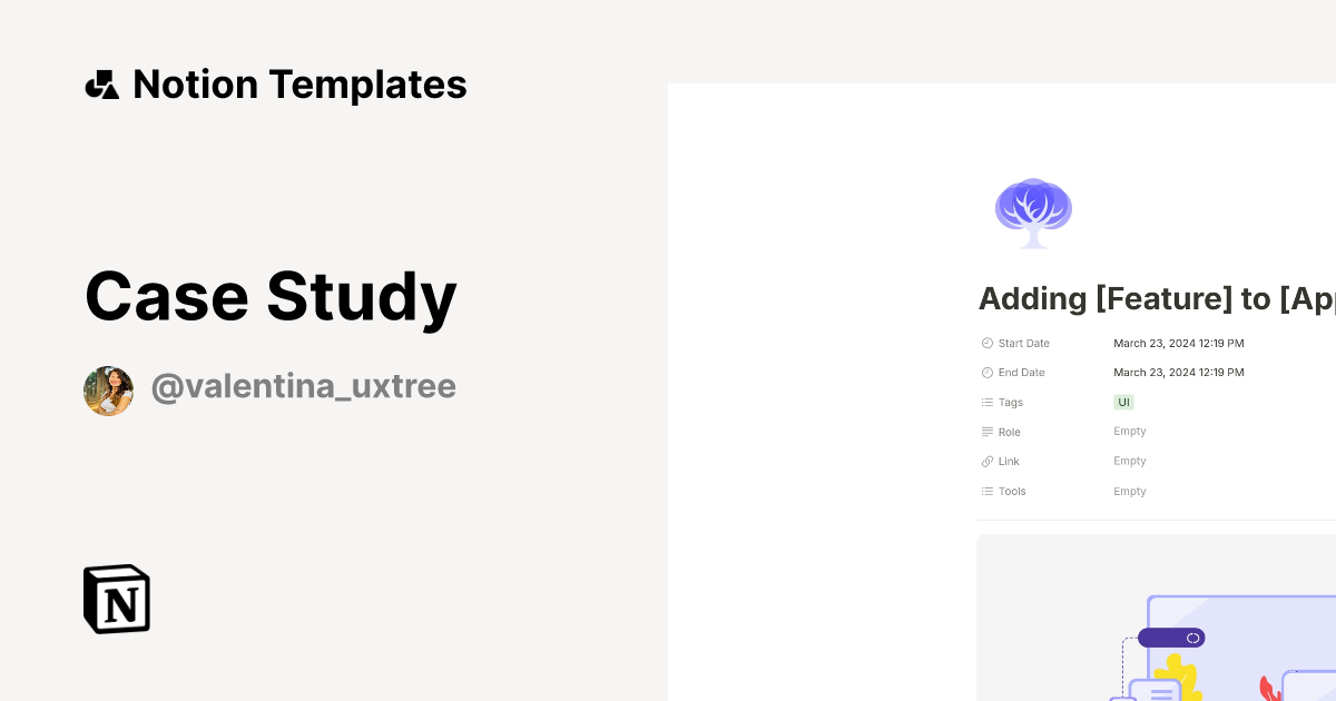 Case Study Template | Notion Marketplace