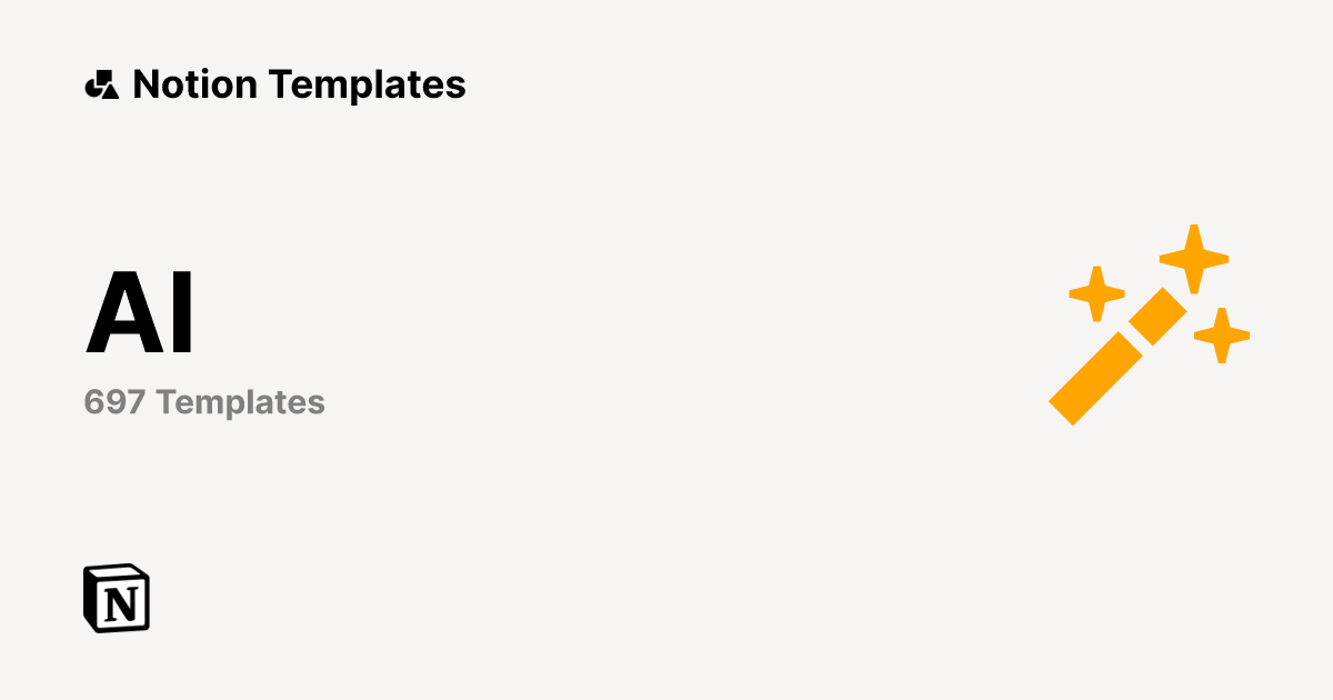AI Templates Library from Notion | Notion Marketplace