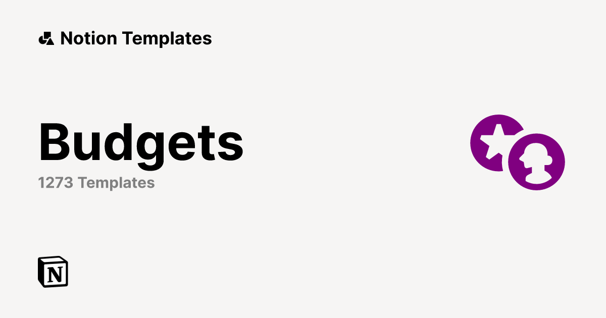 Best Budgets Templates from Notion | Notion Marketplace