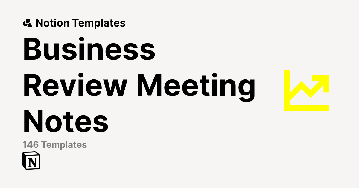 Best Business Review Meeting Notes Templates from Notion | Notion ...