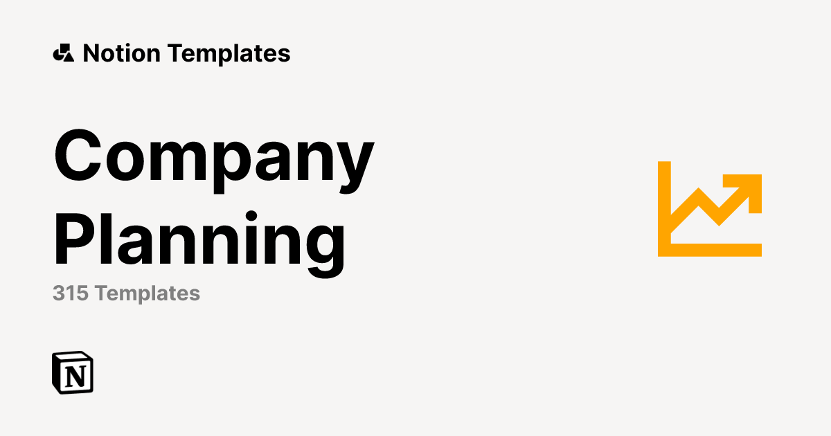 Best Company Planning Templates from Notion | Notion Marketplace