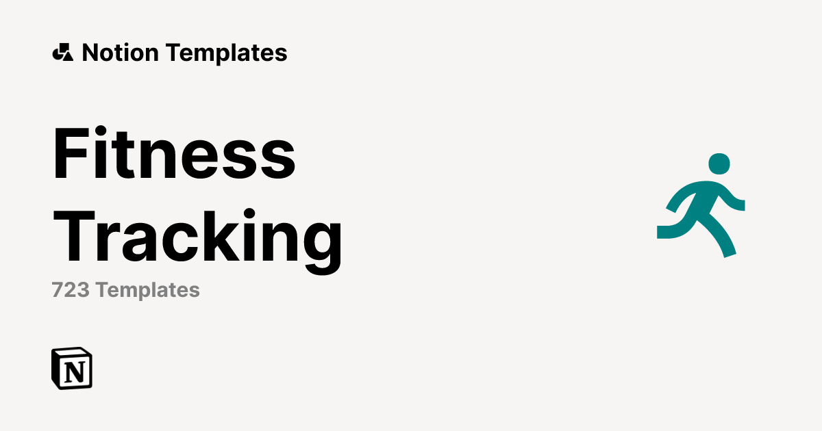 Best Fitness Tracking Templates from Notion | Notion Marketplace