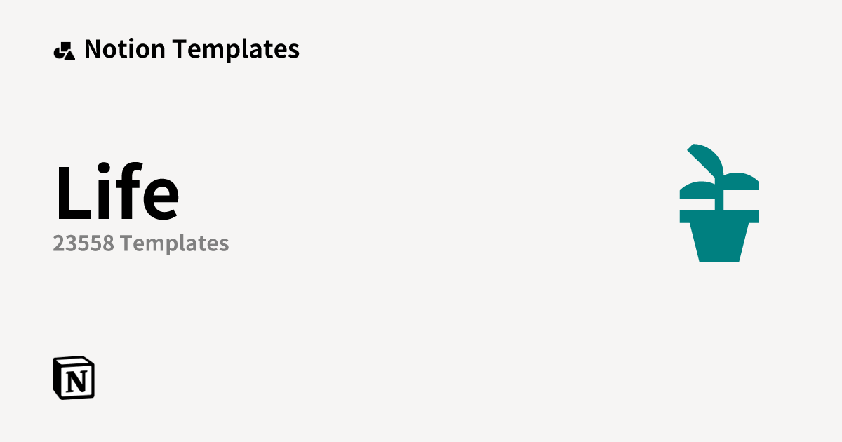 Free Life Templates from Notion | Notion Marketplace Free Life Templates from Notion | Notion Marketplace