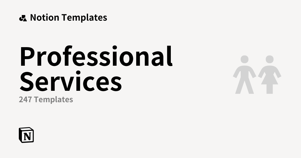 Notion Templates for Professional Services | Notion Marketplace
