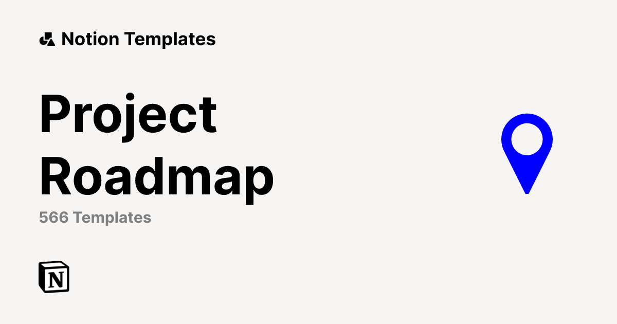 Best Project Roadmap Templates from Notion | Notion Marketplace