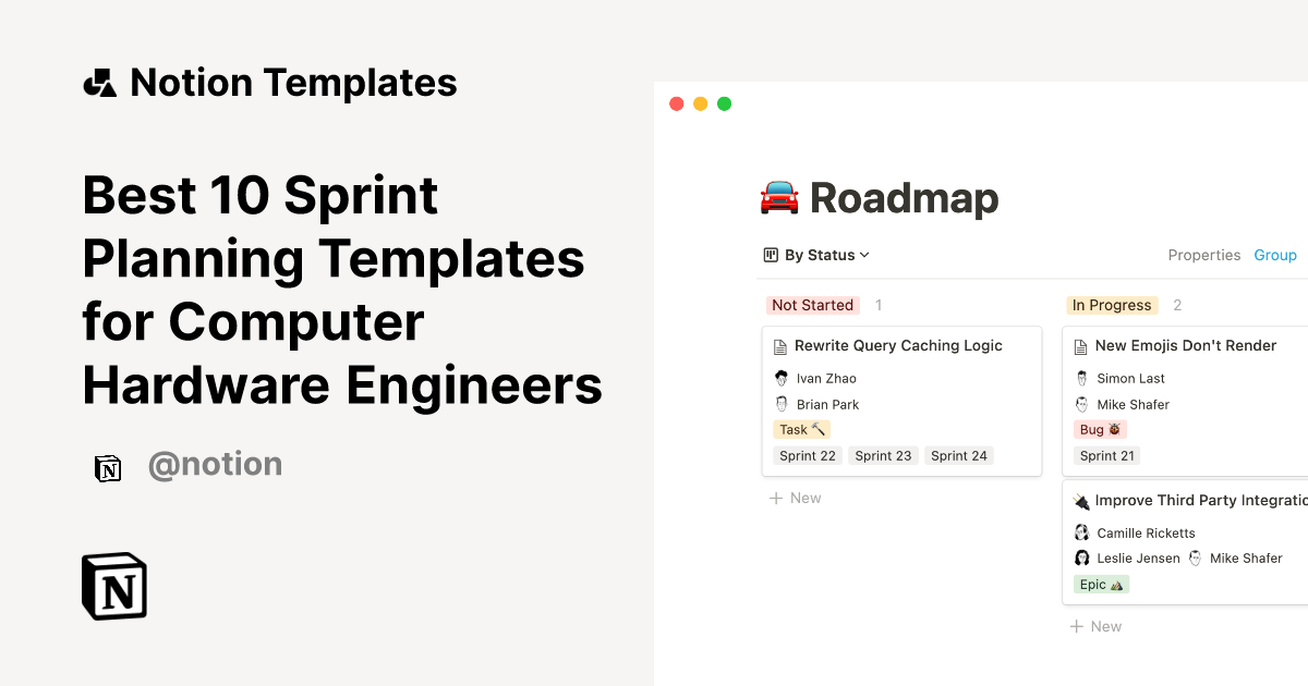 Best 10 Sprint Planning Templates for Computer Hardware Engineers ...