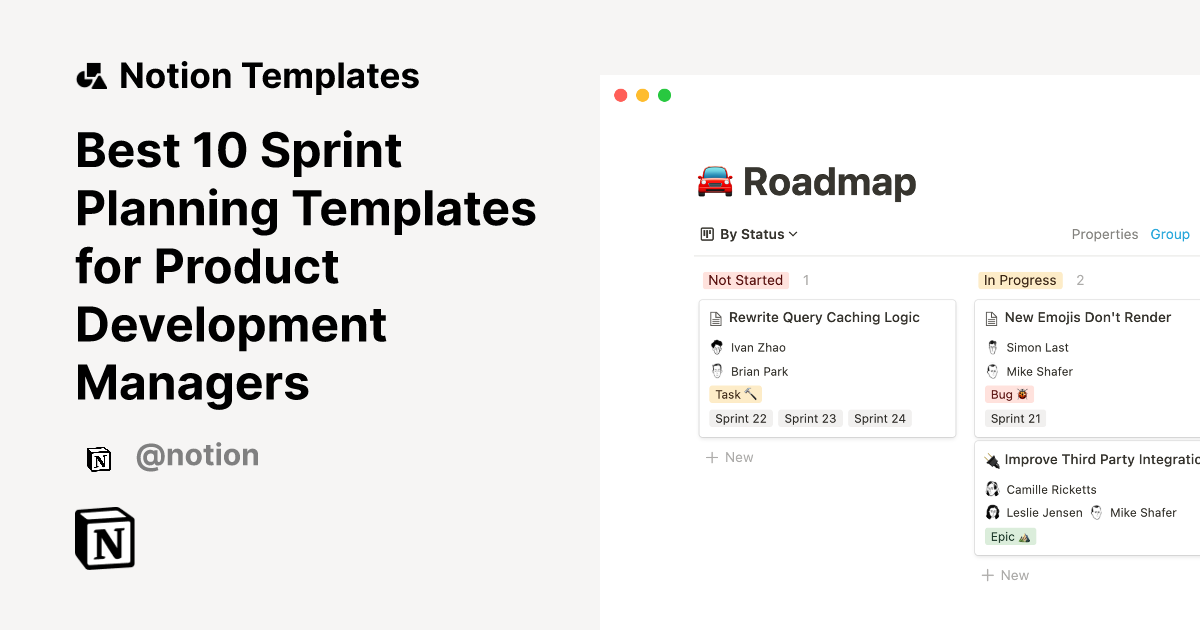 Best 10 Sprint Planning Templates for Product Development Managers ...
