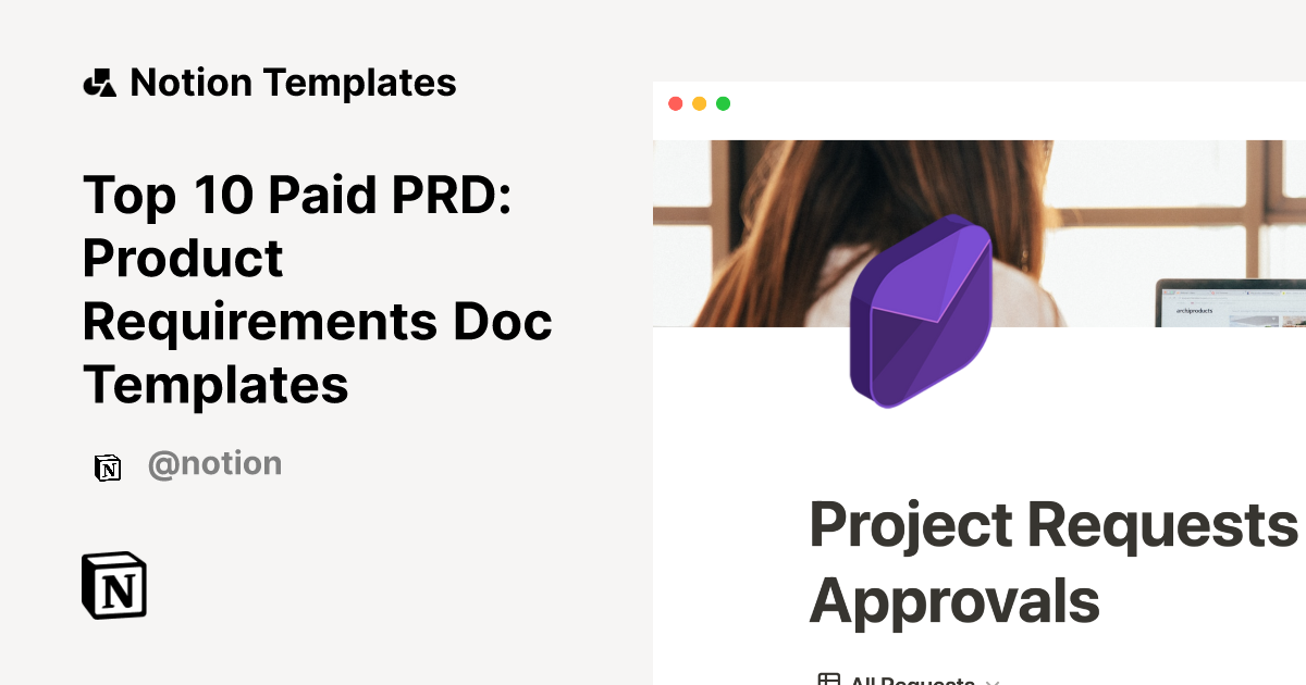 Top 10 Paid PRD: Product Requirements Doc Templates | Notion Template ...