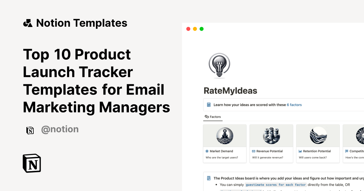 Top 10 Product Launch Tracker Templates for Email Marketing Managers ...