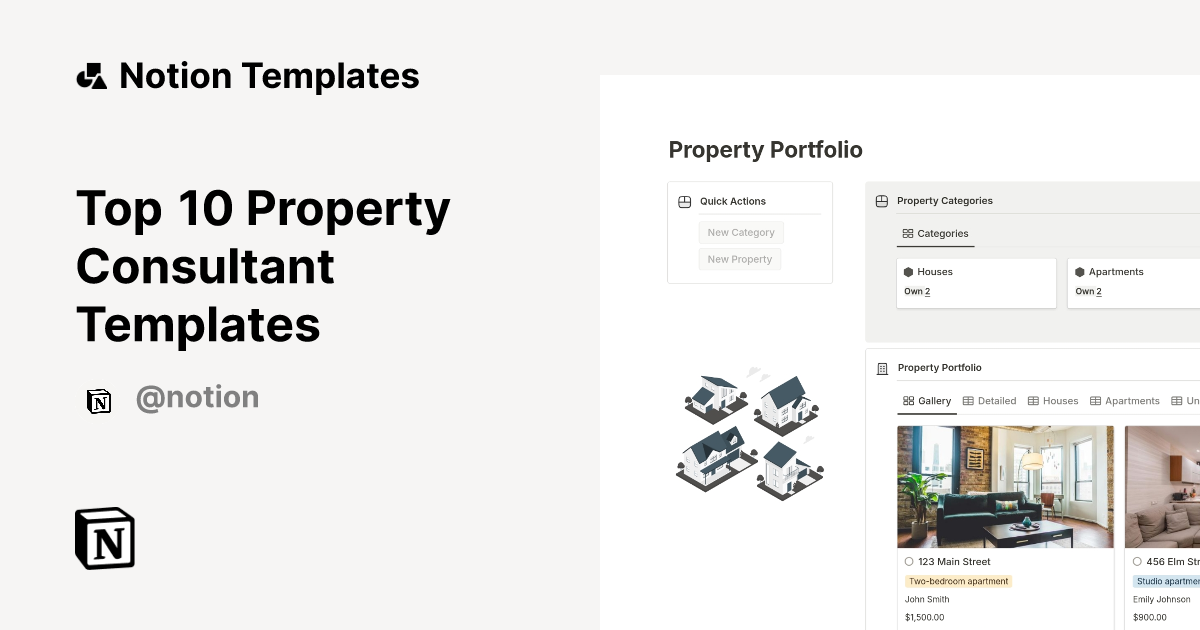 Top 10 Property Consultant Templates | Notion Template Marketplace