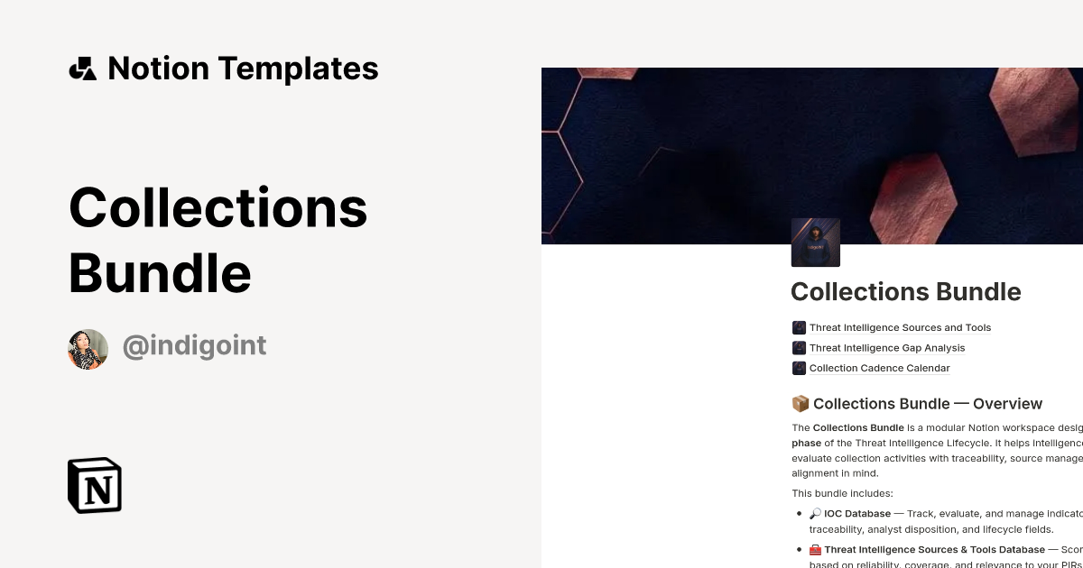 Collections Bundle Template | Notion Marketplace