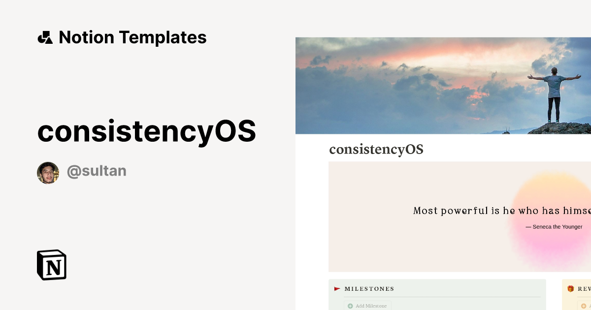 consistencyOS Template | Notion Marketplace